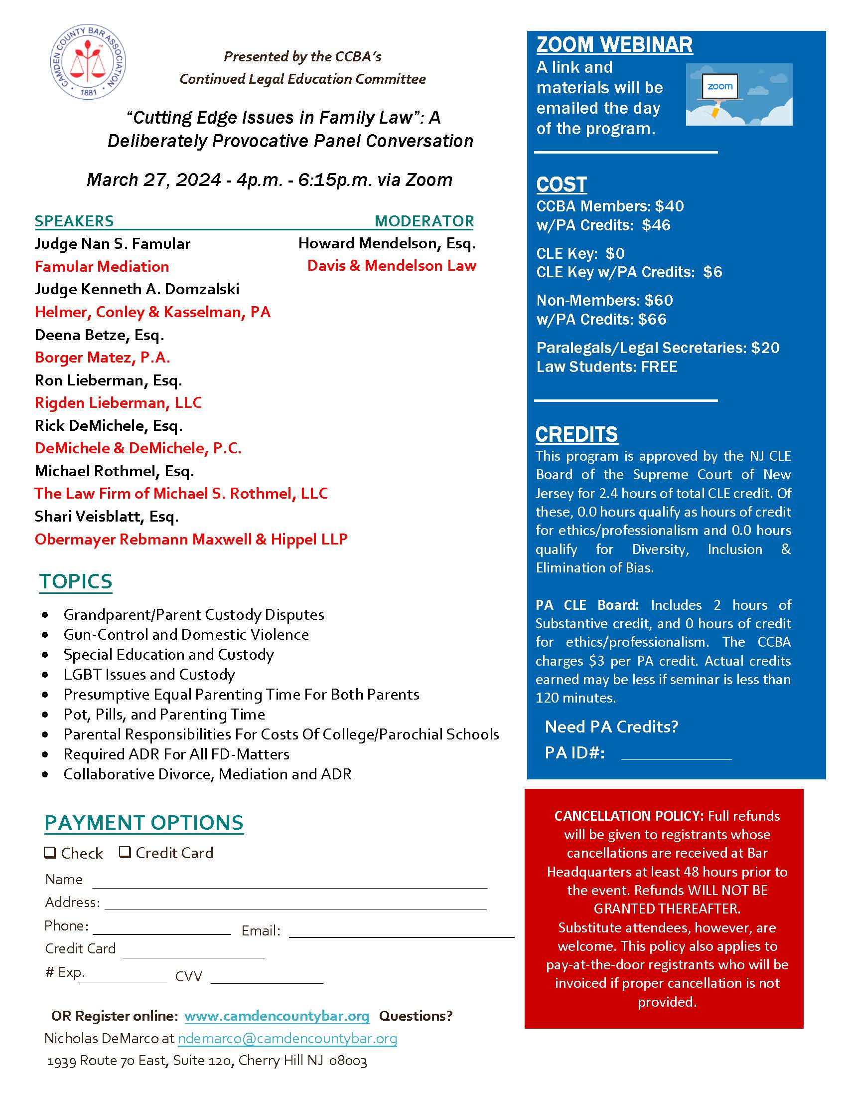 Howard Mendelson to Moderate Panel Discussion - Davis & Mendelson Law Howard Mendelson to Moderate Panel Discussion - Davis & Mendelson Law